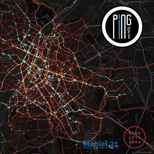 PING if you care! Heatmap zeigt Probleme für Fahrradfahrer in Brüssel