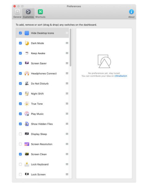 Mac-App One Switch: Praktische Funktionen mit wenig Klicks » Sir Apfelot