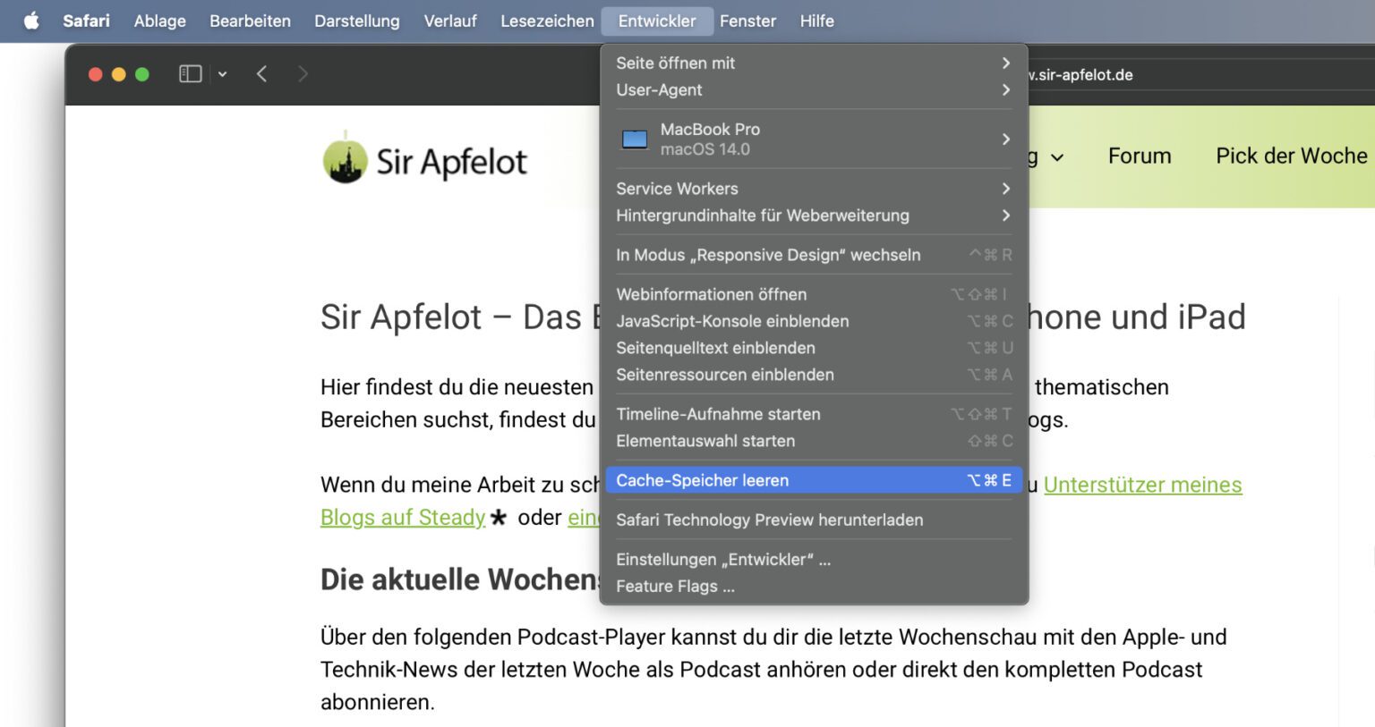 Am Apple Mac den Cache löschen: So geht’s! » Sir Apfelot