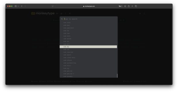 Monkeytype – Schreibgeschwindigkeit und Fehlerquote messen » Sir Apfelot