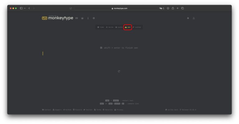 Monkeytype – Schreibgeschwindigkeit und Fehlerquote messen » Sir Apfelot