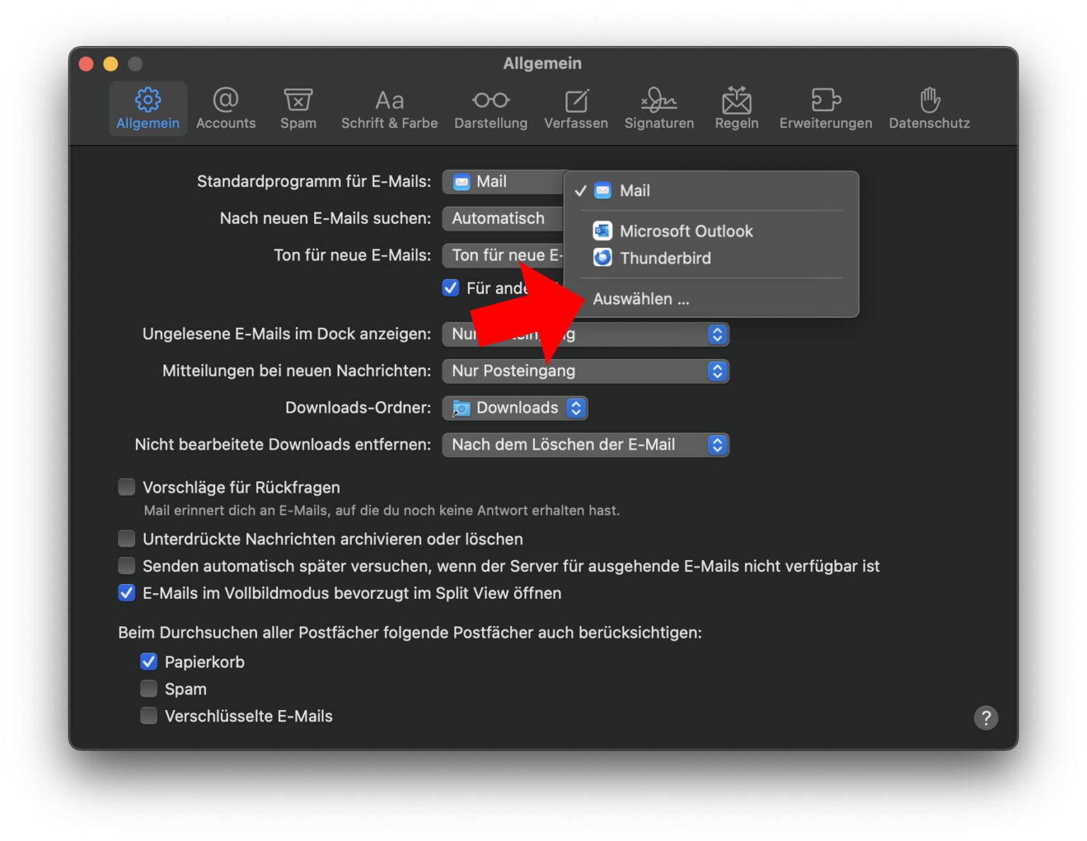 Am Mac ein E-Mail-Standard-Programm festlegen: So geht's! » Sir Apfelot