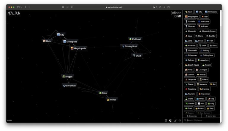 Infinite Craft – Göttliches Kombinationsspiel im Webbrowser » Sir Apfelot